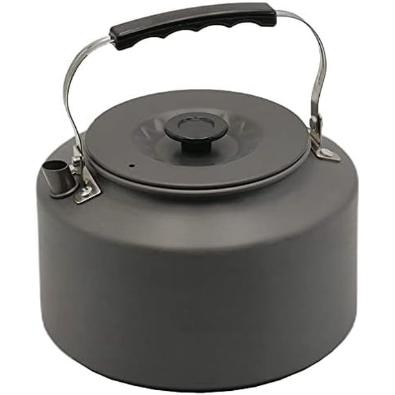 Camping Kettle, 2.2L Large Portable Stovetop Tea Kettle Fast Heating ...