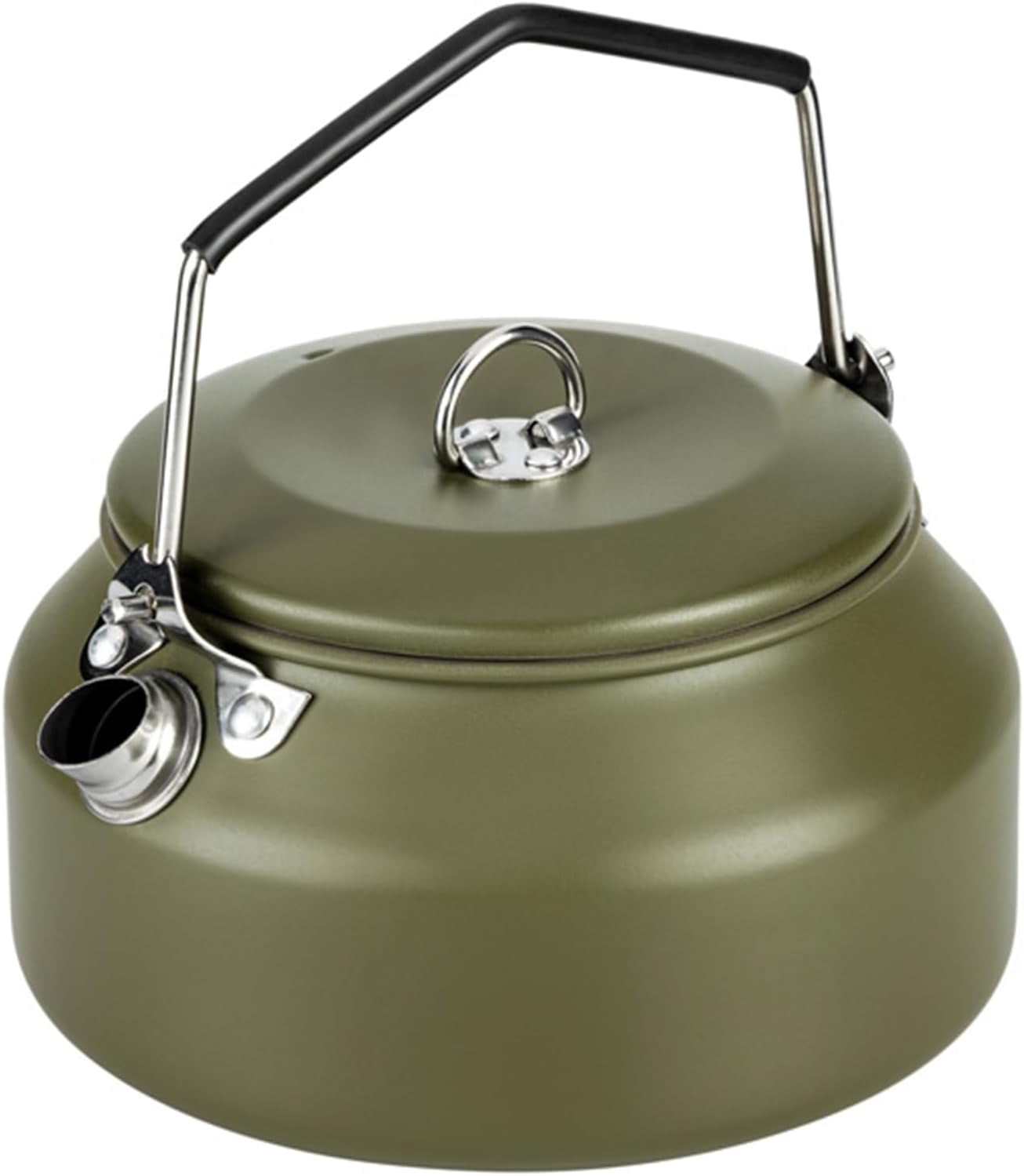 Camping Kettle Outdoor Campfire Camp Kettle, 1L Stainless Steel camping ...