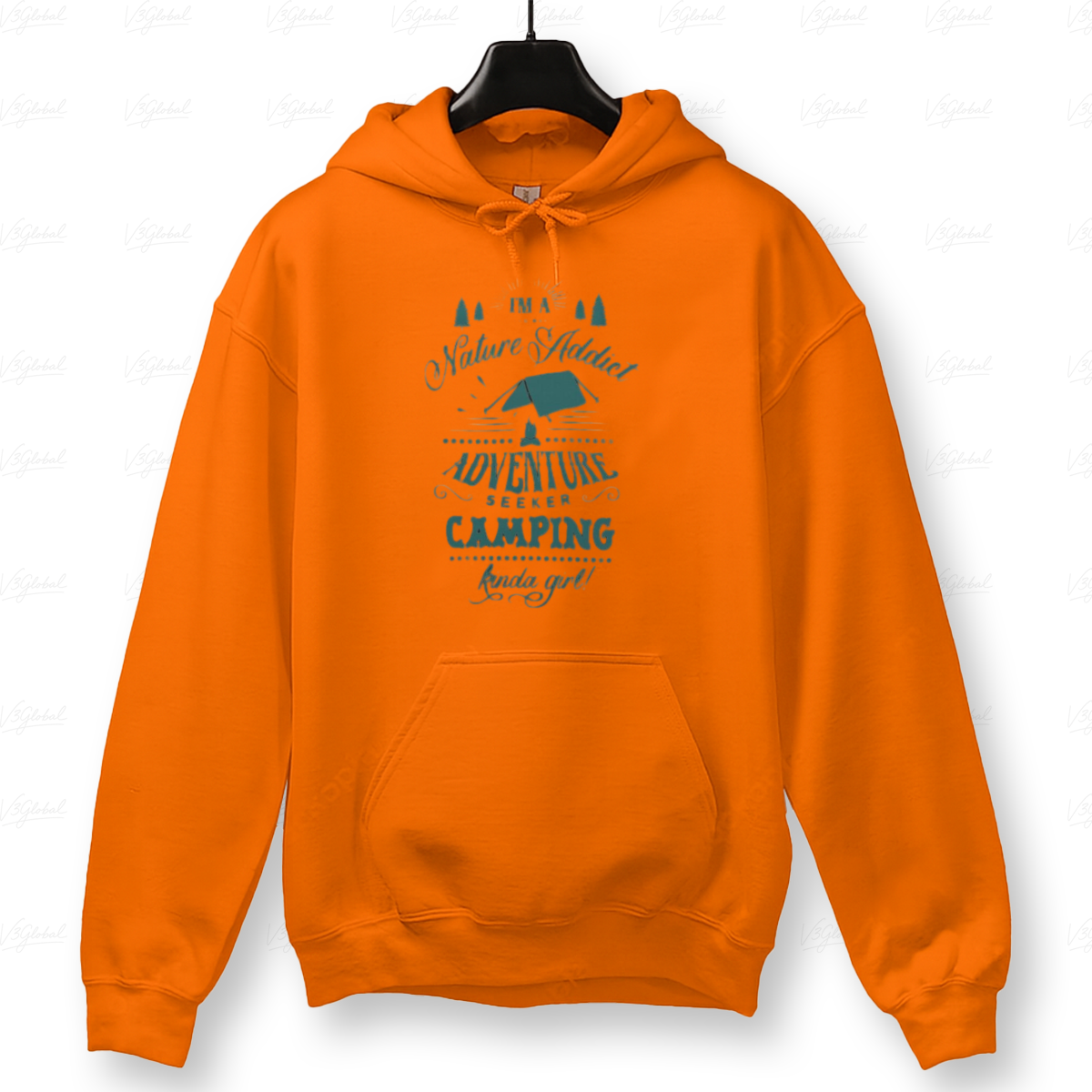 Camping Kinda Girl Outdoor Nature Lover Hiking Hoodie Shirt, for Men ...