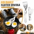 Camping Kitchen Set Accessory, Metal Spatula, Portable Slotted 304 ...