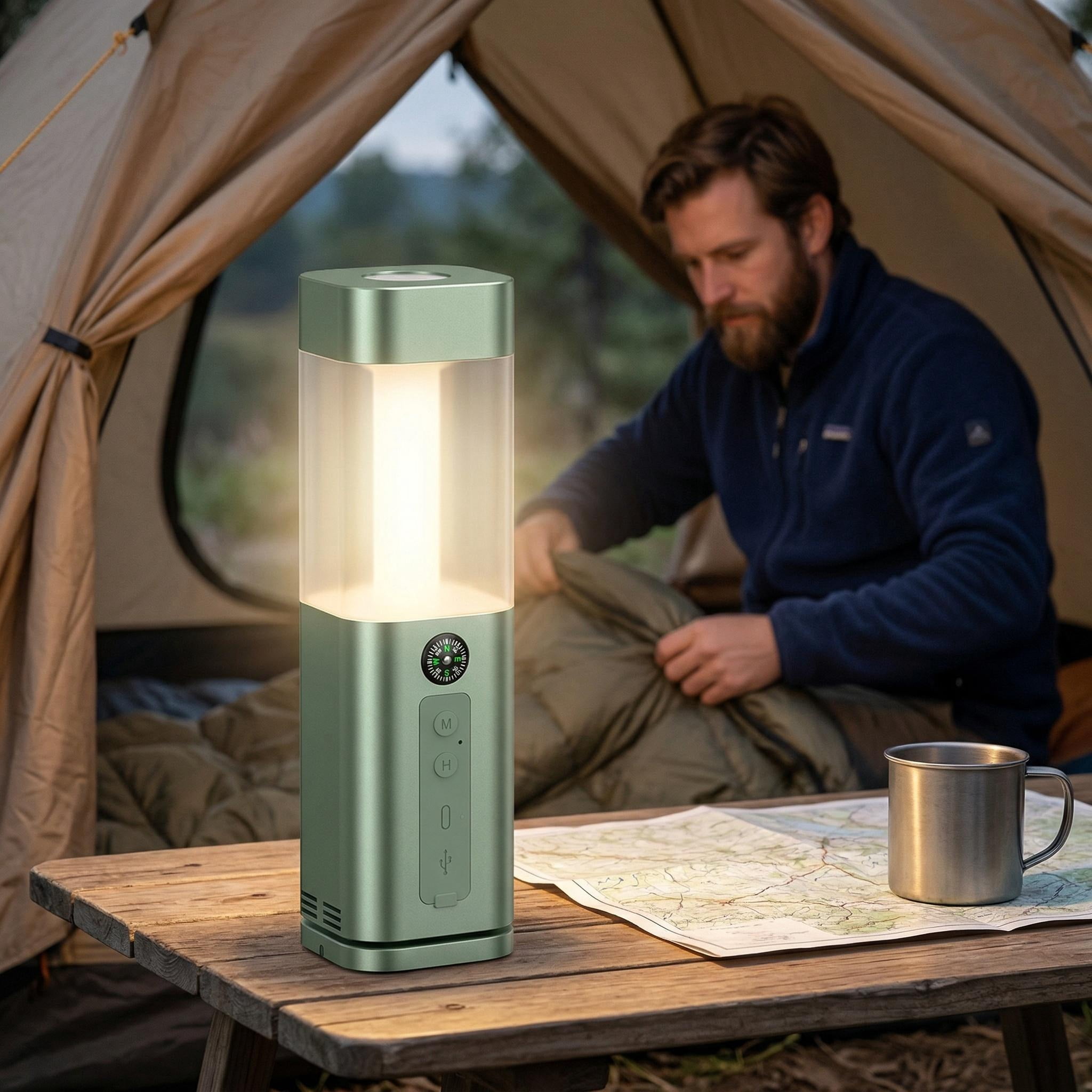 Camping Lantern with Mosquito Repellent, 10000mAh Rechargeable Battery ...