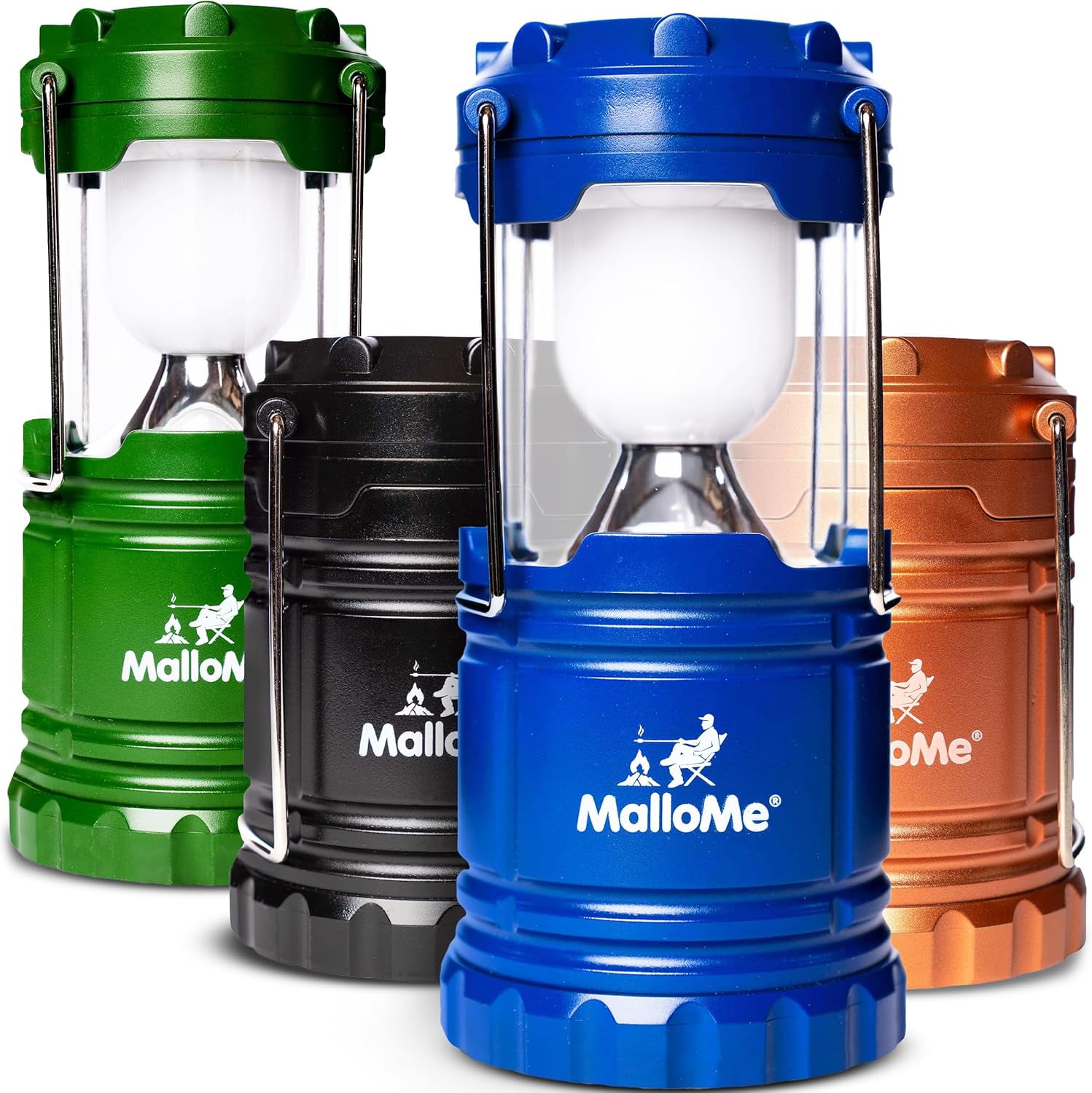 Camping Lantern Multicolor 4 Pack Lanterns for Power Outages, Camping ...