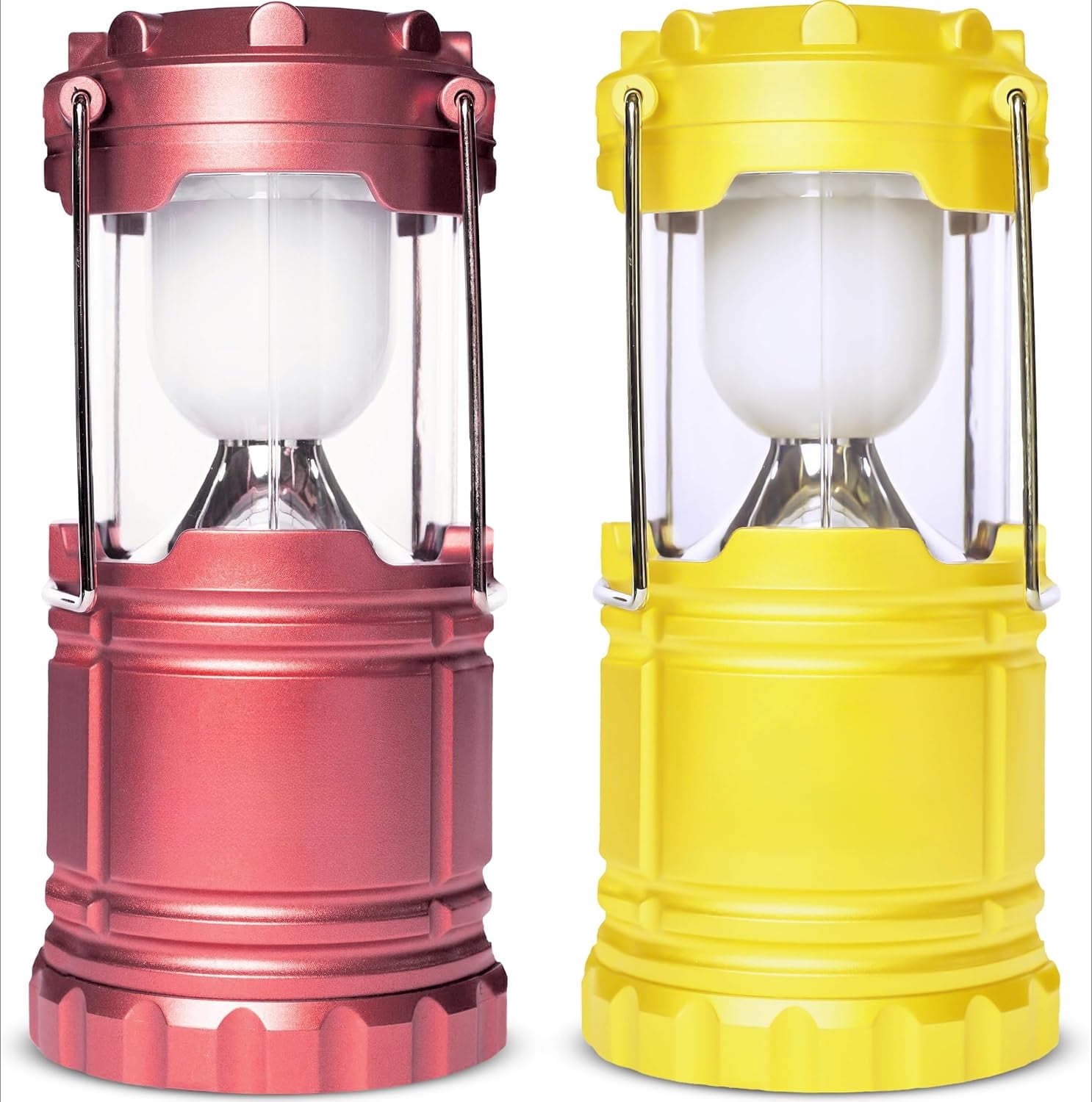Camping Lantern Multicolor 4 Pack Lanterns for Power Outages, Camping ...