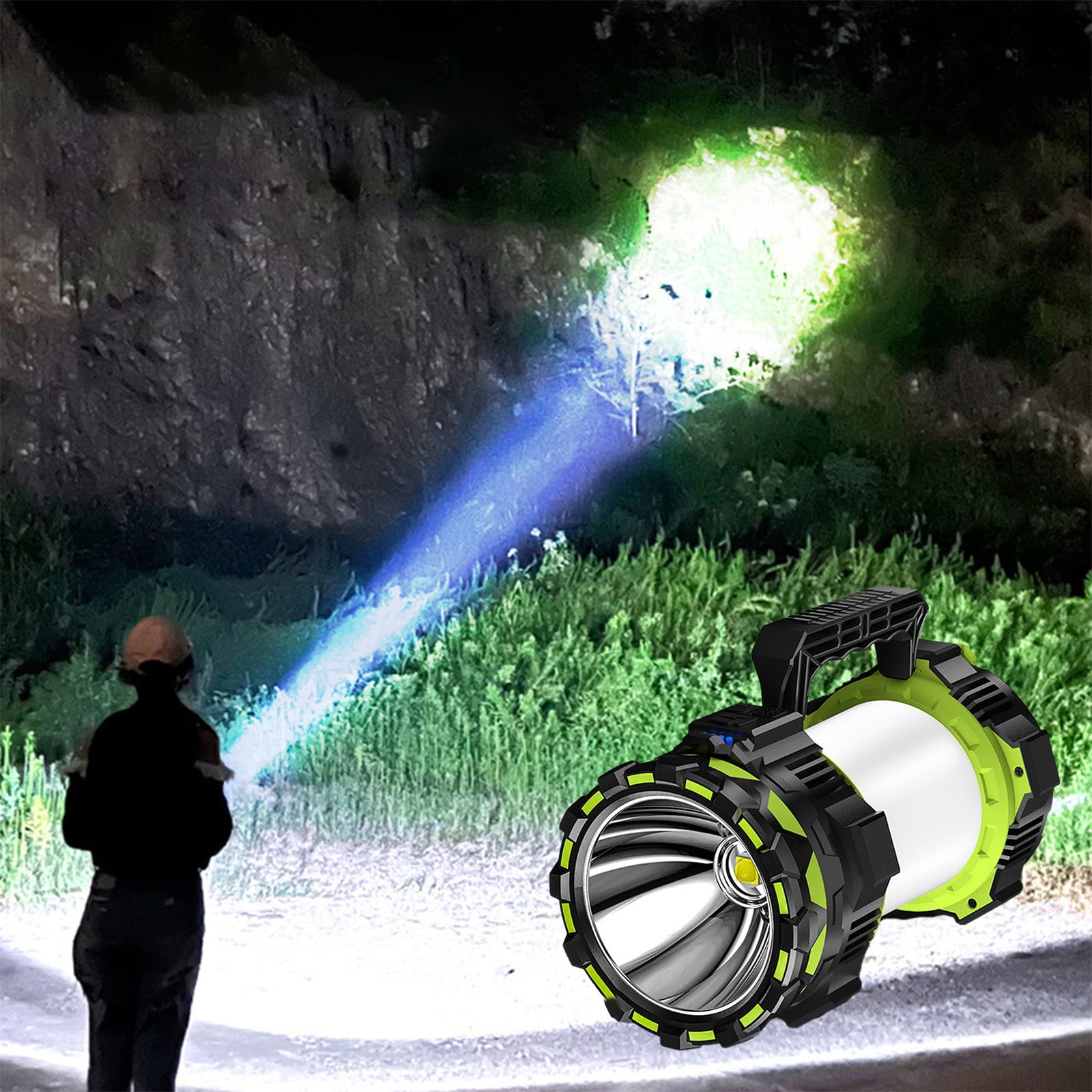 Camping Lantern, Rechargeable Flashlight with 560LM Brightness ...