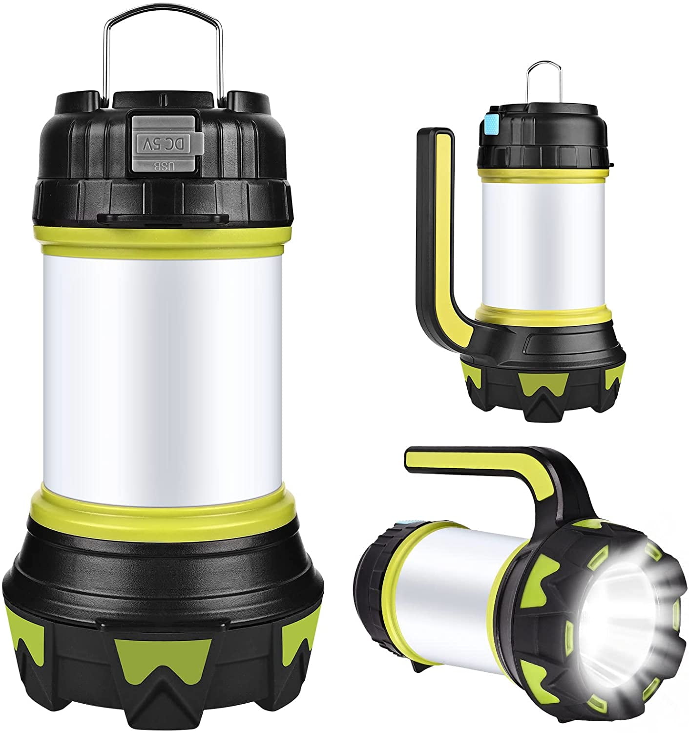 Camping Lantern, SL.GT USB Rechargeable LED Camping Light Dimmable ...