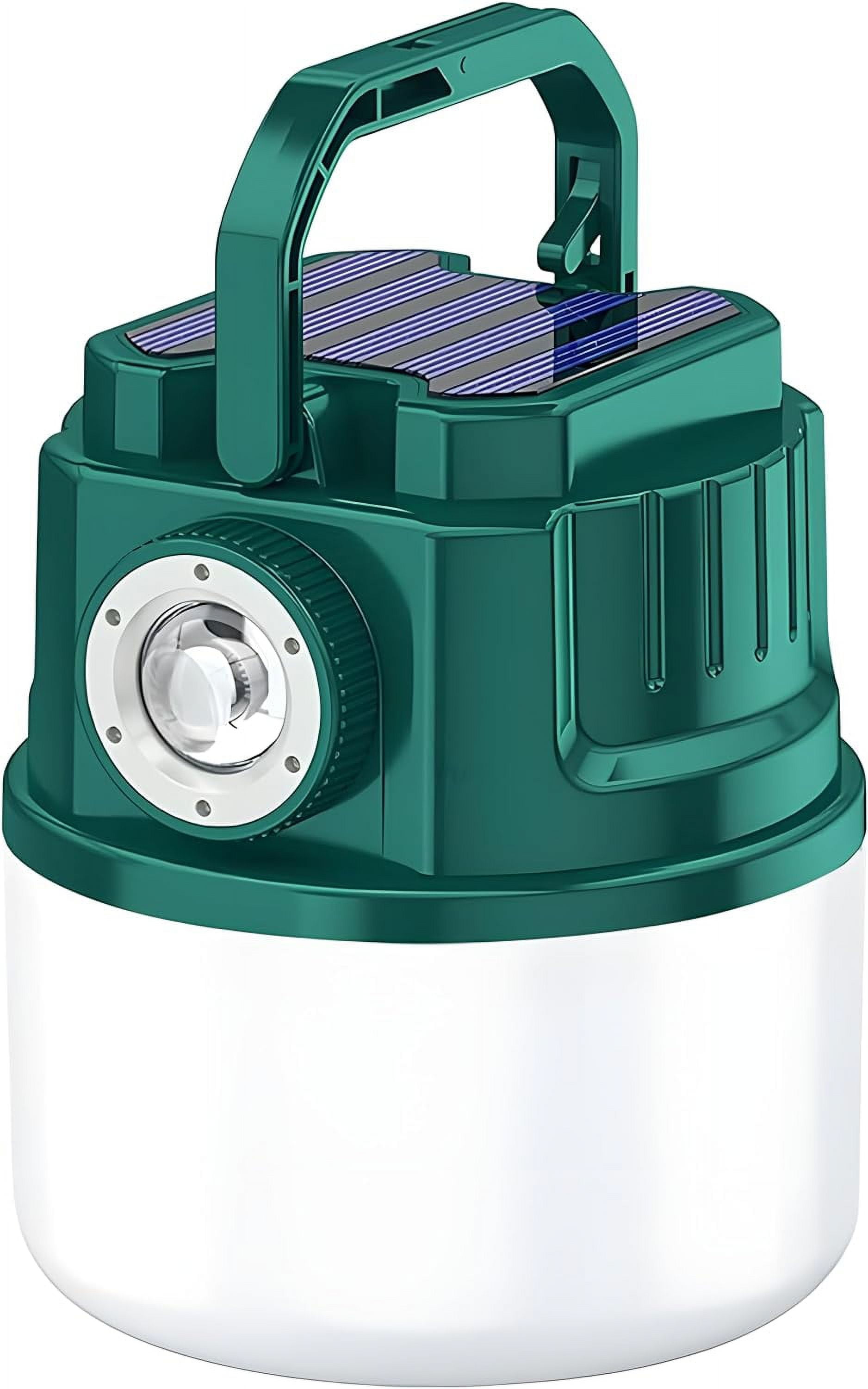 Camping Lanterns Solar Power Portable Rechargeable Lights USB Portable ...