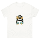 Camping Life Messy Bun Camp Mothers Day Outdoor Fan Unisex T-Shirt, for ...