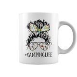 Camping Life Mom Messy Bun Mom Camping Life Coffee Mug - Walmart.com