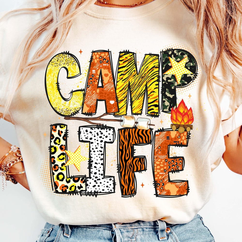 Camping Life Shirt, Retro Summer Shirt, Camping Mode Shirt, Outdoors ...