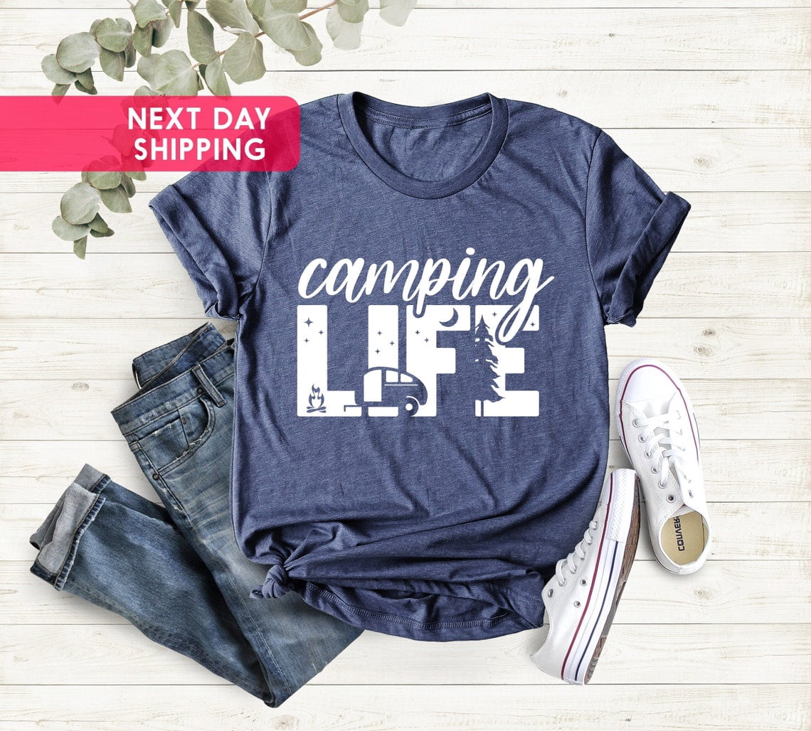 Camping Life Shirts, Camping Shirt, Camper T-shirt, Camper Shirt ...