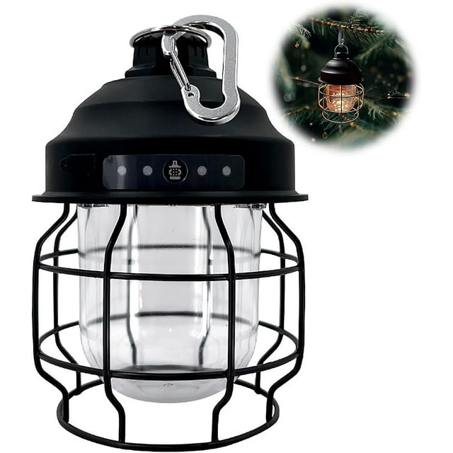 Camping Light Rechargeable, 3 Level Brightness Outdoor Camping Light ...