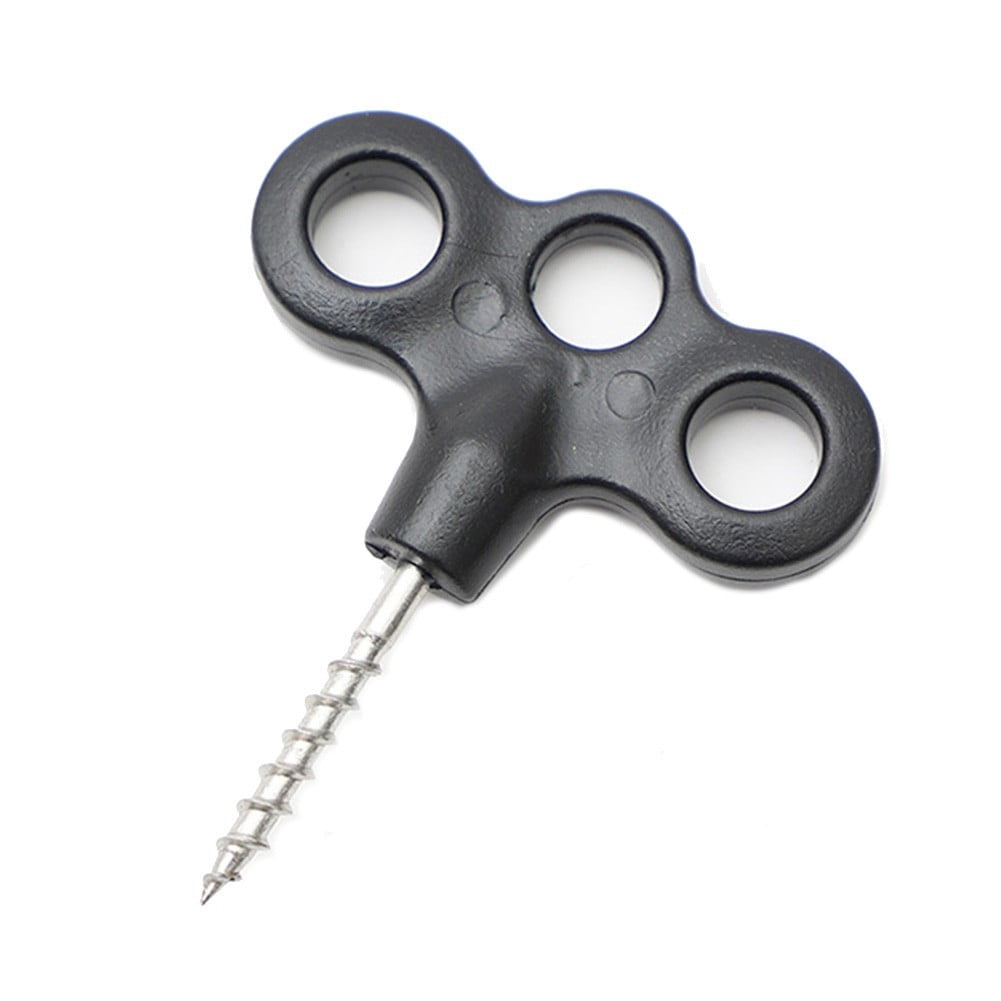 Camping Luminous Tent Screw Peg Nail Spike Hook Rope Tree Decking ...