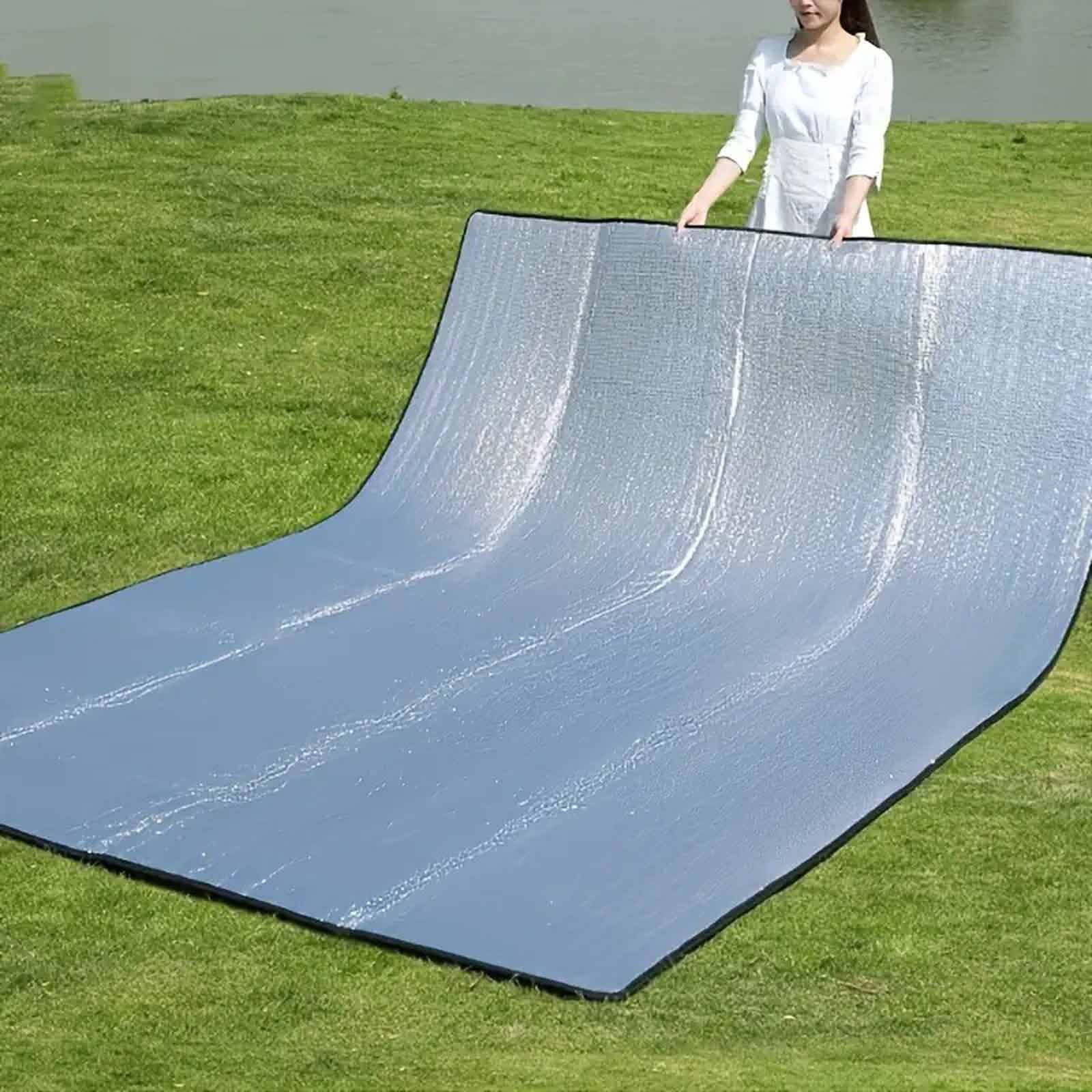 Camping Mat Foam Foil Blanket for Camping Foam Pad Insulating Foil Mat ...