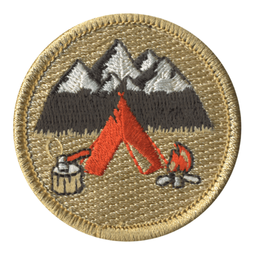 Camping Mountain Scenery Patrol Patch (Sew-on) - ClassB - Walmart.com