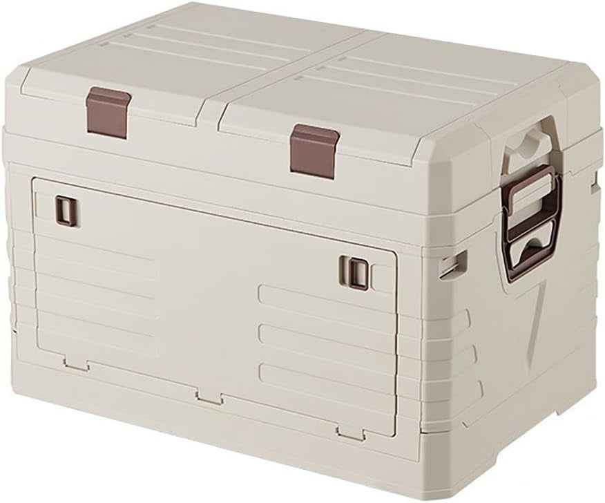 Camping Outdoor Storage Box with 2 compartment boxes, 42 Liters Heavy ...