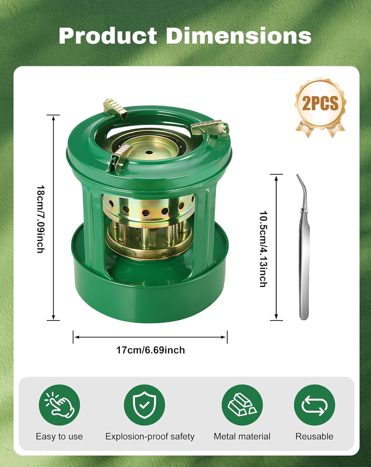 Camping Picnic Burner Furnace, Efficient Portable Camping Stove ...