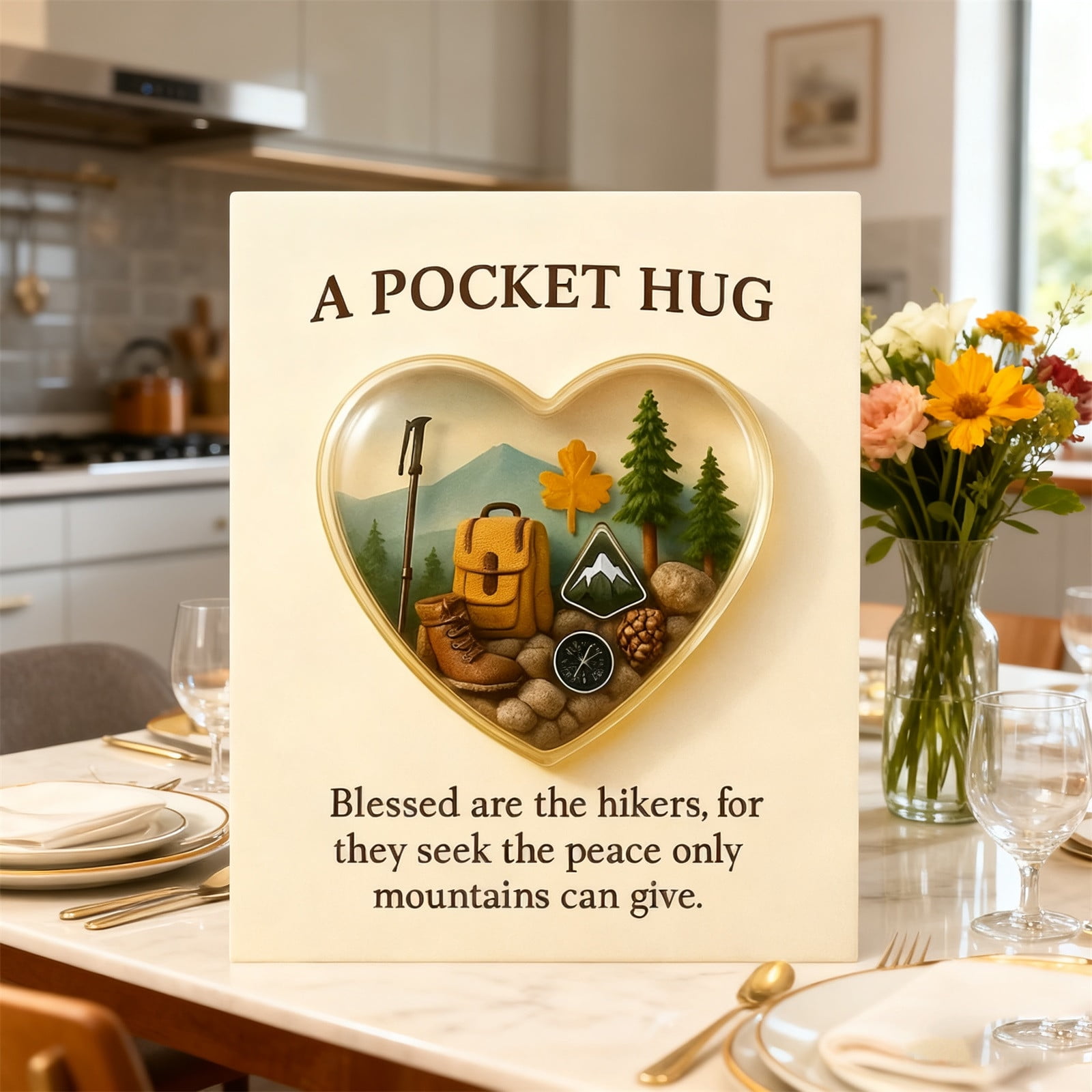 Camping Pocket with Inspirational Gift Card - Motivational Outdoor ...