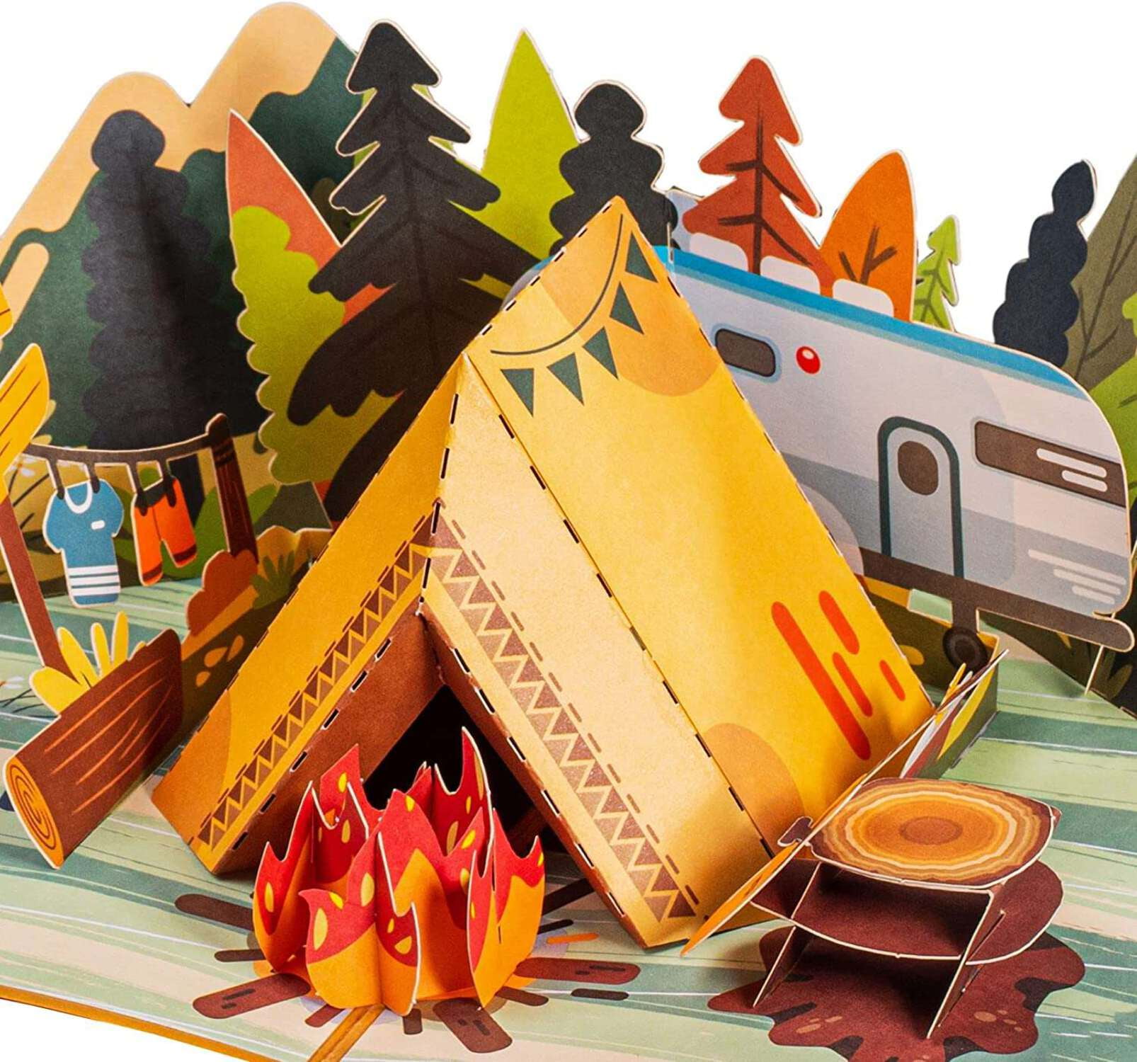 Camping Pop Up Card - Walmart.com
