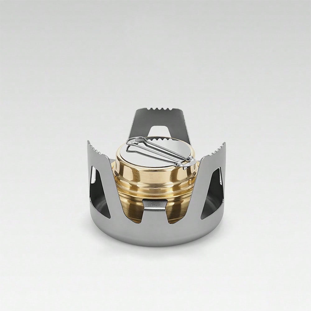 Camping Portable Mini Alcohol Stove Burner Adjustable Firepower ...