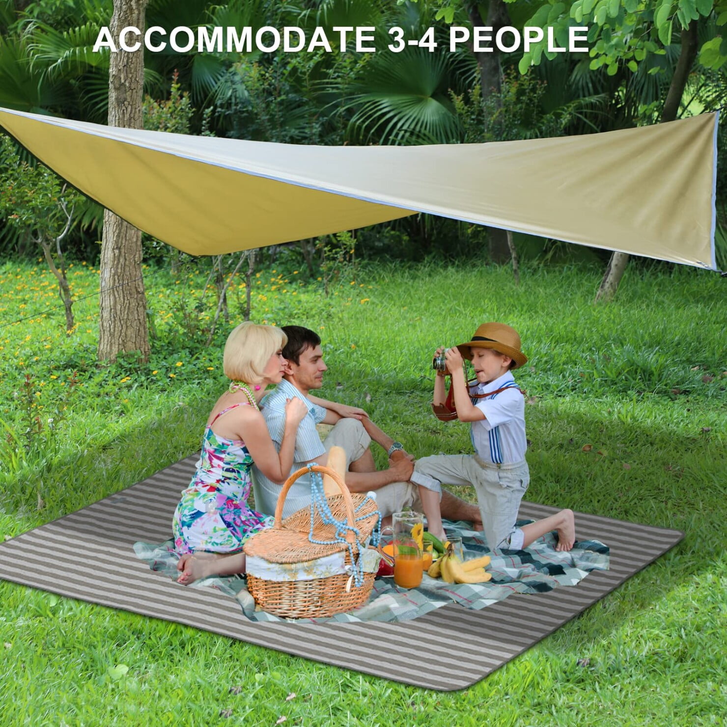 Camping Portable Tarp Waterproof, Hammock Rain Fly Lightweight ...