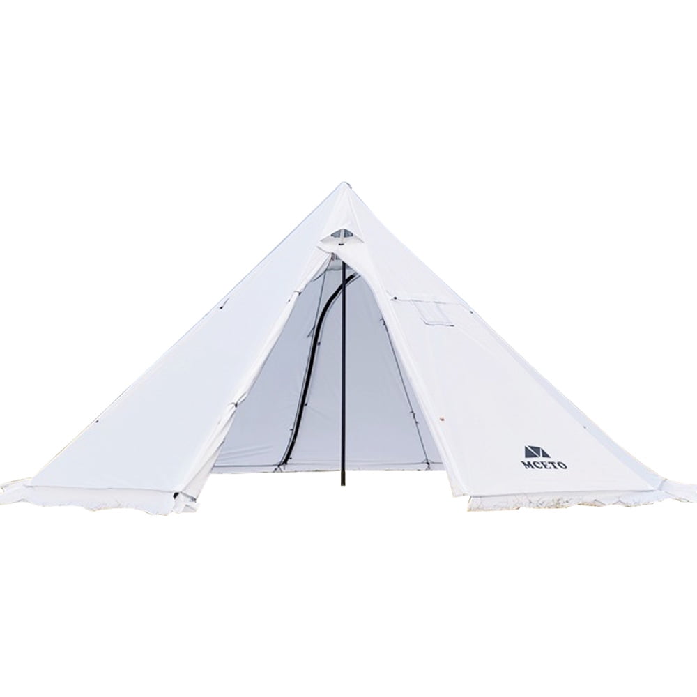 Camping Pyramid Teepee Tent for 5 8 People with Stove Jack, Ultimate ...