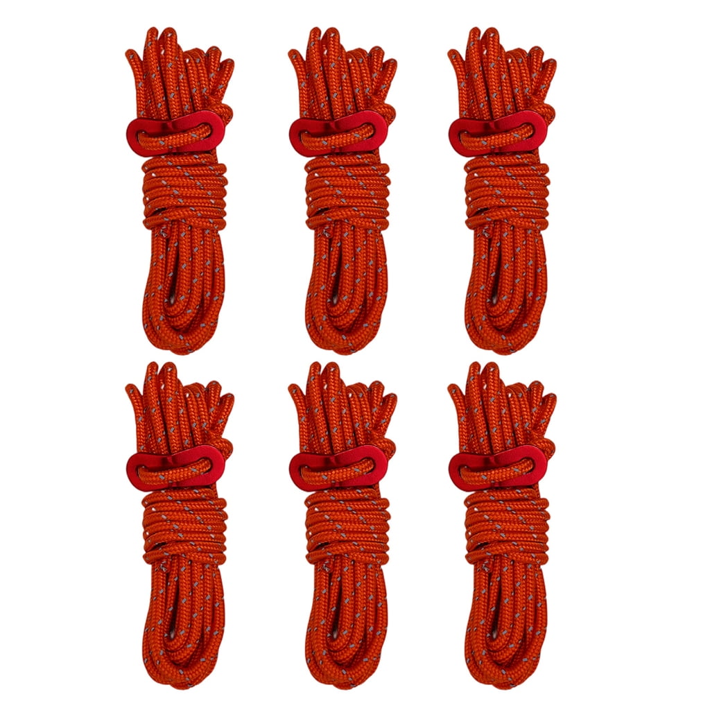 Camping Rope Guide Rope for Outdoor Camping Hiking Awning Tarp Tents ...