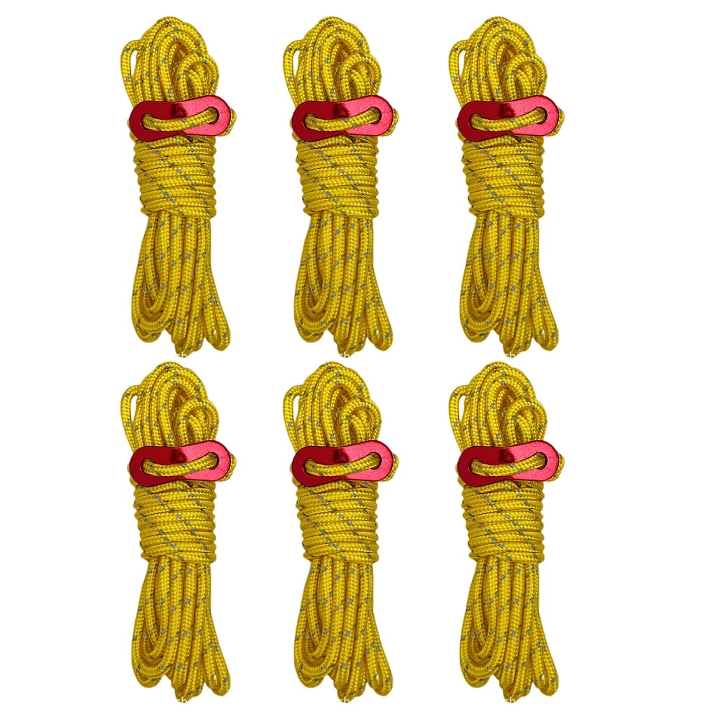 Camping Rope Guide Rope for Outdoor Camping Hiking Awning Tarp Tents ...