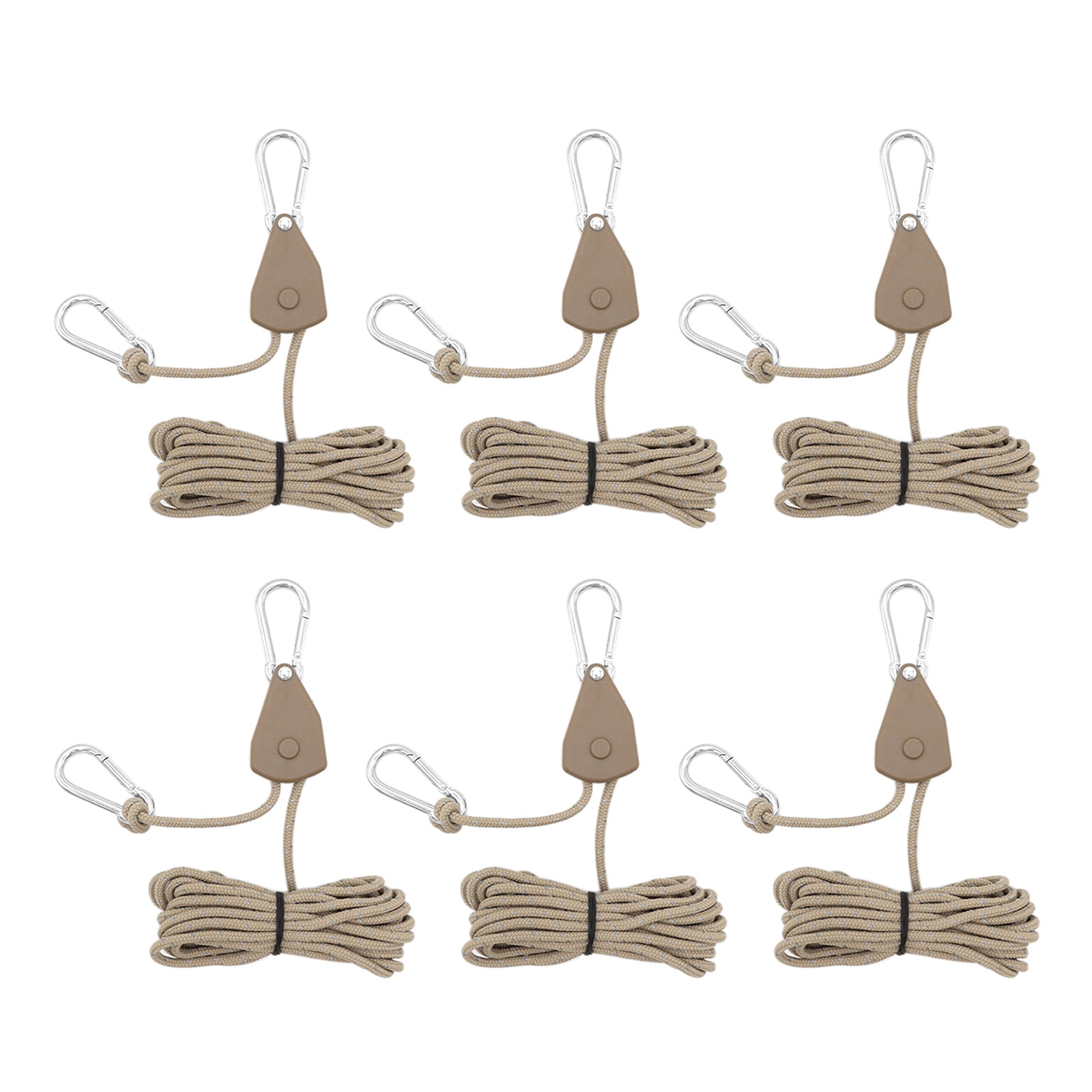 Camping Rope with Ratchets Pulley, Quick Setups Outdoor Guy Line ...