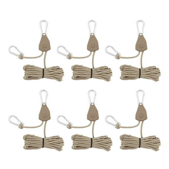 Camping Rope with Ratchets Pulley, Quick Setups Outdoor Guy Line ...