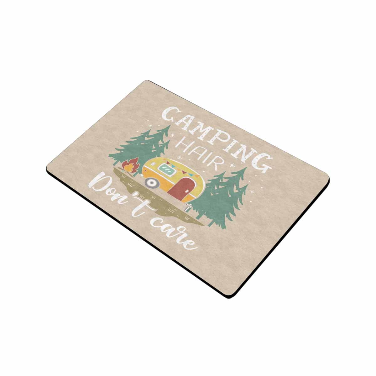 Camping Rug Happy Camper Door Mat for RV Travel Trailer Outside Inside ...