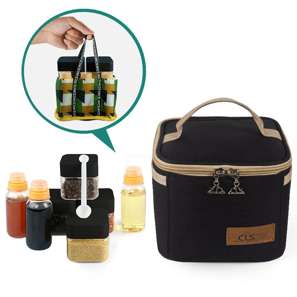 Camping Seasoning Jar Set Outdoor Spice Kit Portable Spice Condiment ...