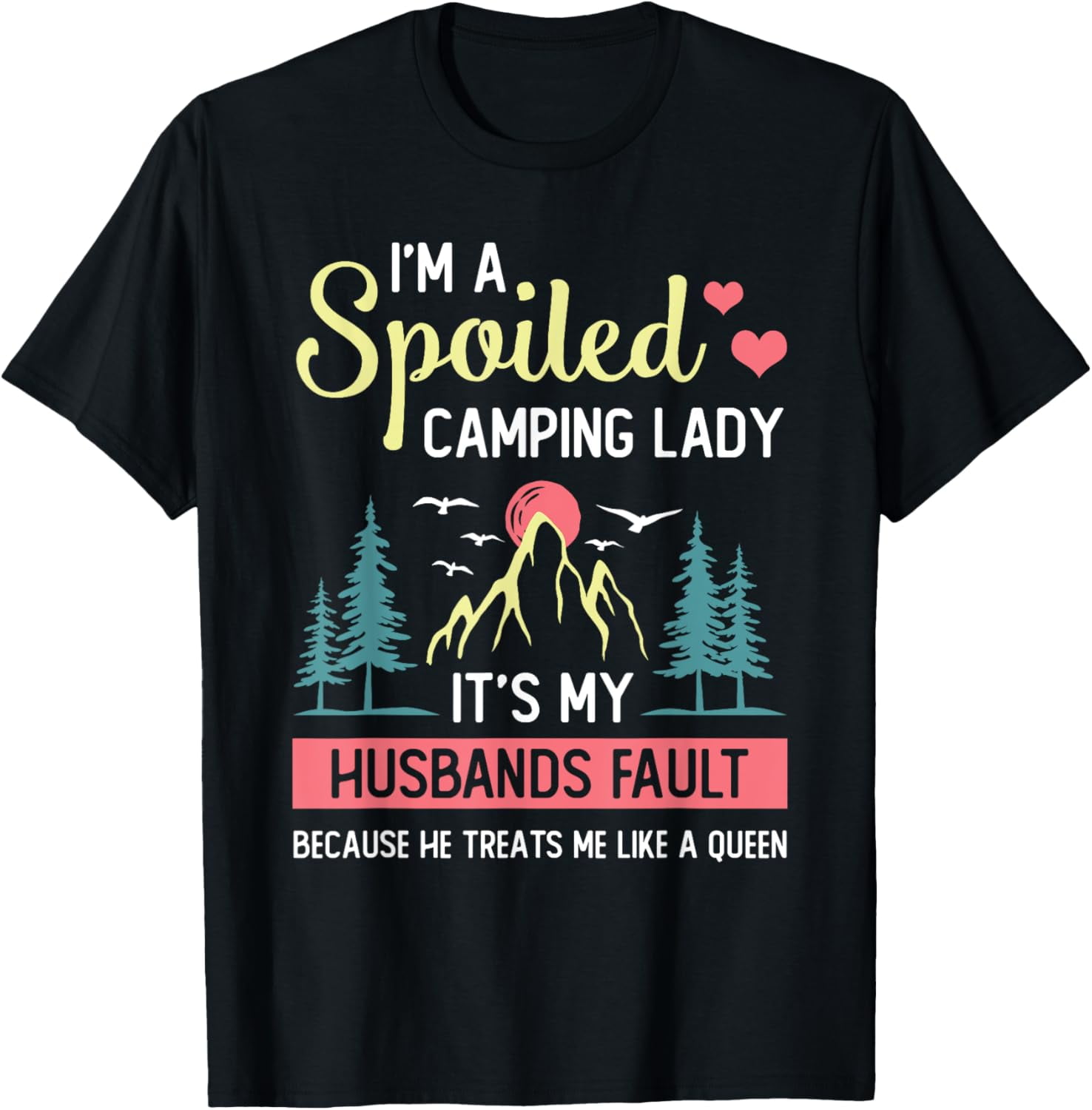 Camping Shirt Women Camper RV Vacation Camping Women T-Shirt - Walmart.com