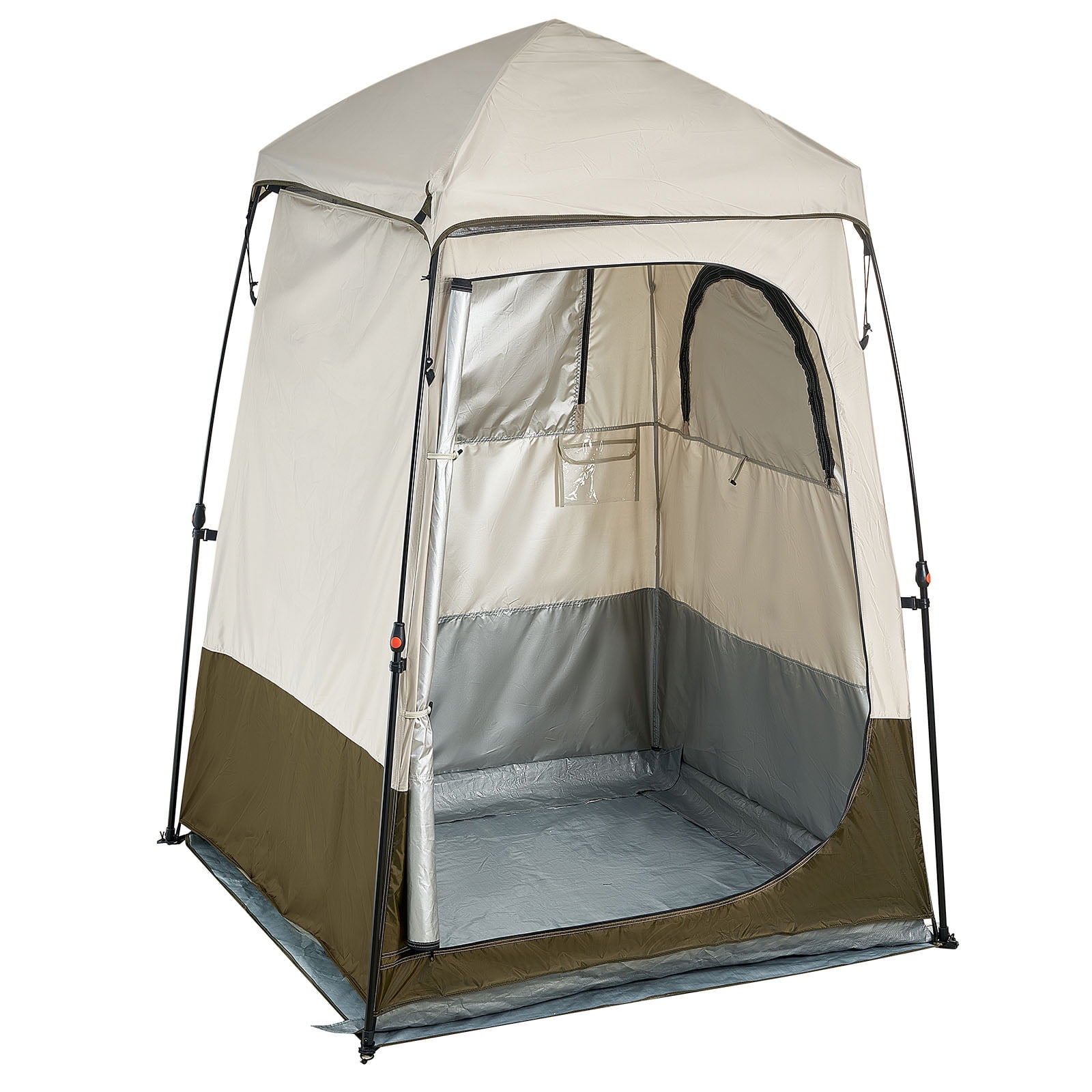 Camping Shower Tent 1 Room Foldable Privacy Changing Room 210D Oxford ...