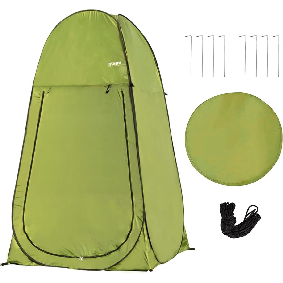 Camping Shower Tent 7FT Instant Pop Up Privacy Tents, Portable Toilet ...