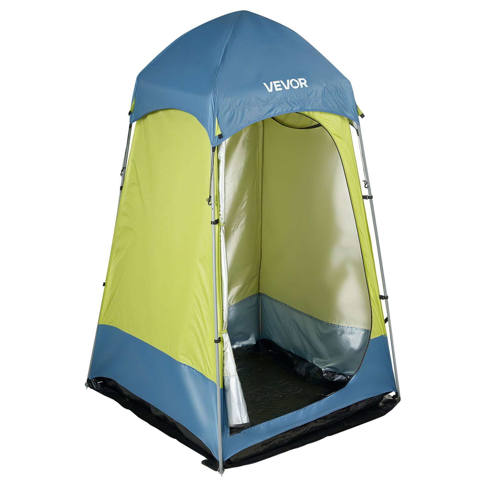Camping Shower Tent Portable Privacy Changing Room with Steel Poles ...