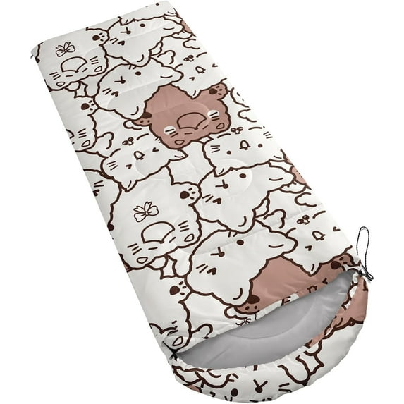 Camping Sleeping Bags,3 Season Warm & Cool Weather,Lightweight ...