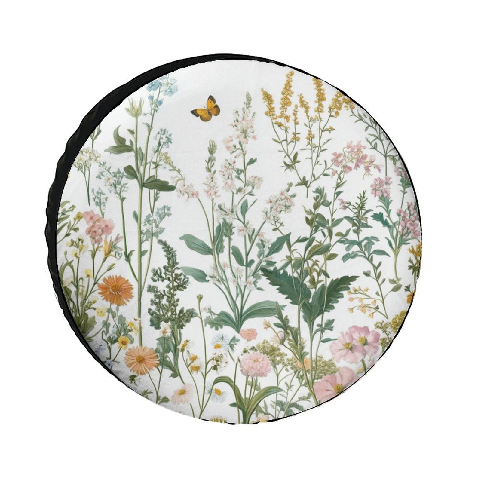 Camping Spare Tire Cover 12inch Spring Seasonal Floral Weatherproof ...