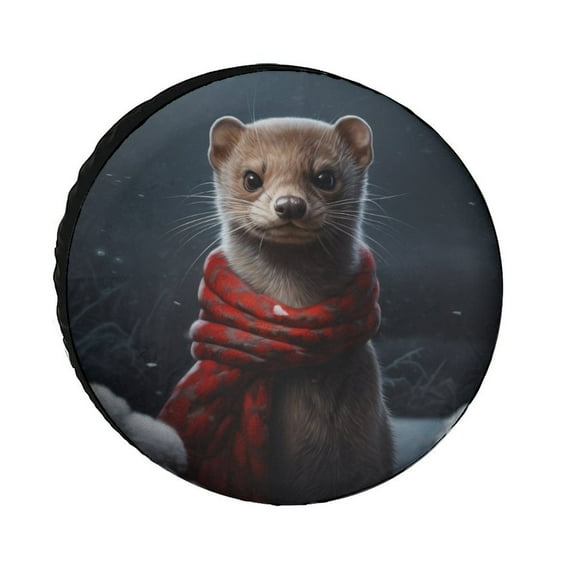 Camping Spare Tire Cover 12inch Winter Weasel Waterproof Sun Protection ...