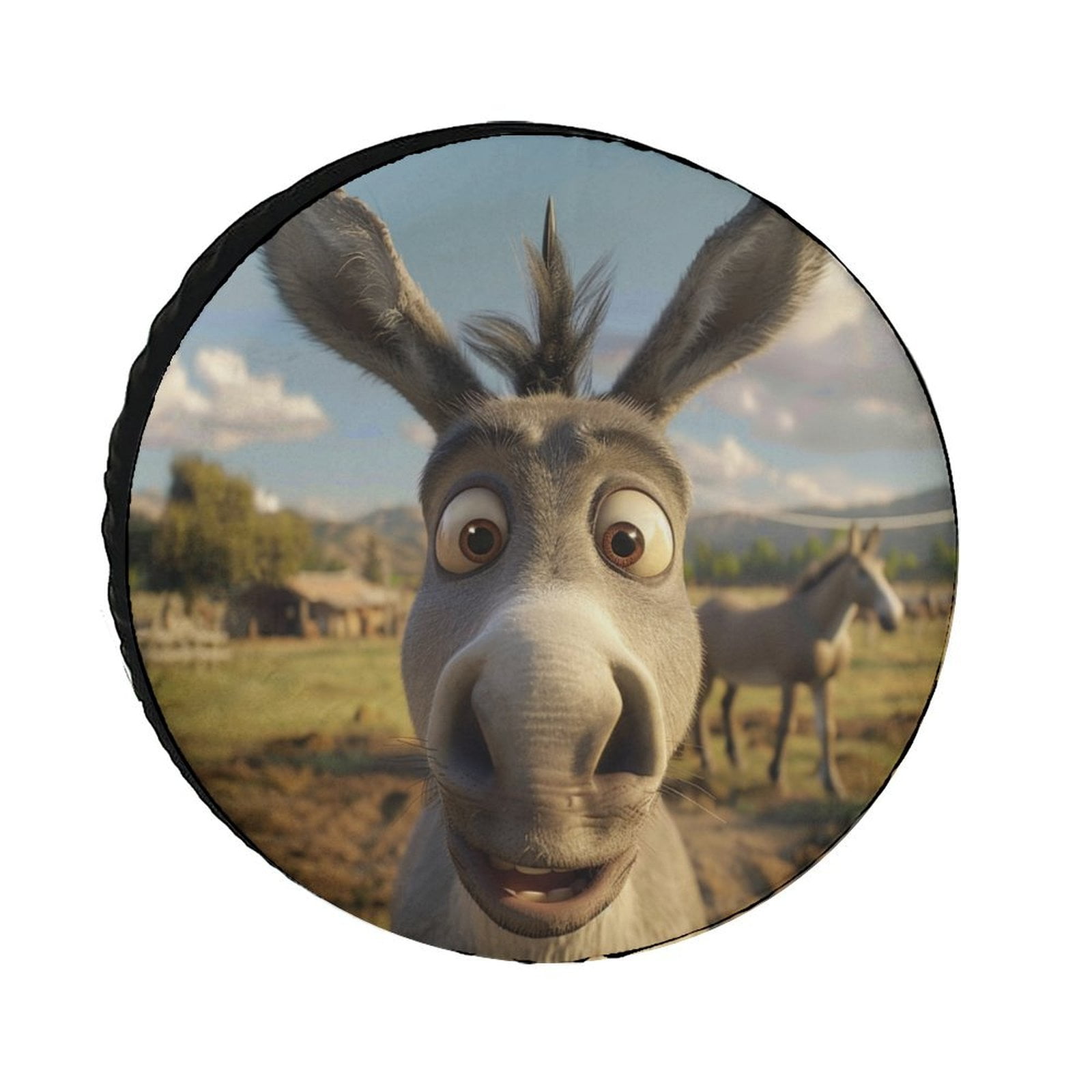 Camping Spare Tire Cover 15 Inch Funny Donkey Weatherproof Universal ...