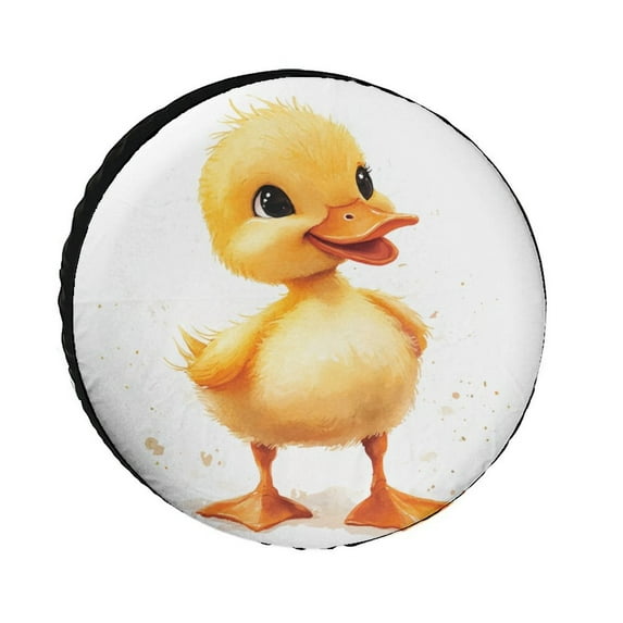 Camping Spare Tire Cover Cute Happy Duckling Protectors Weatherproof ...