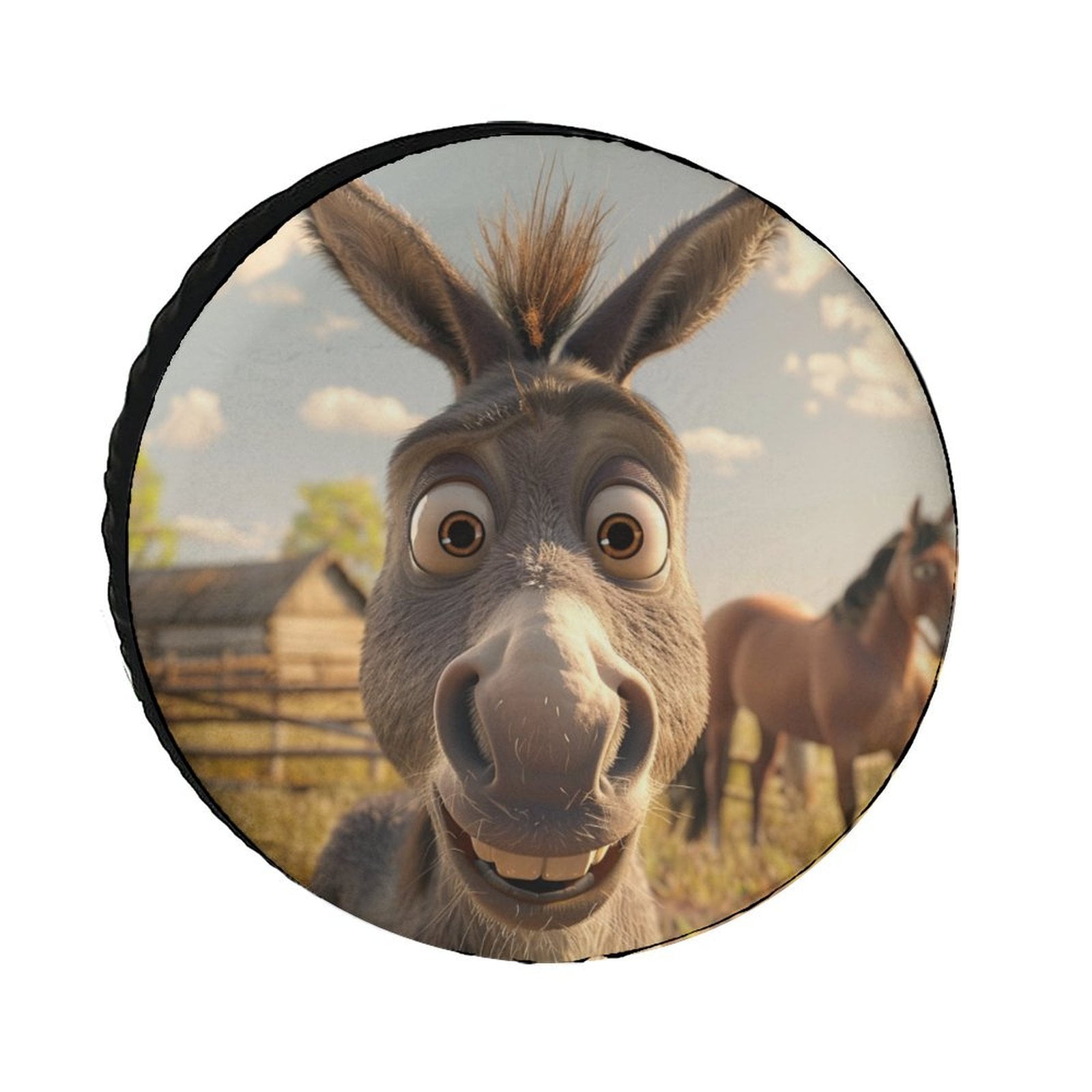 Camping Spare Tire Cover Funny Donkey Wheel Protectors Weatherproof ...