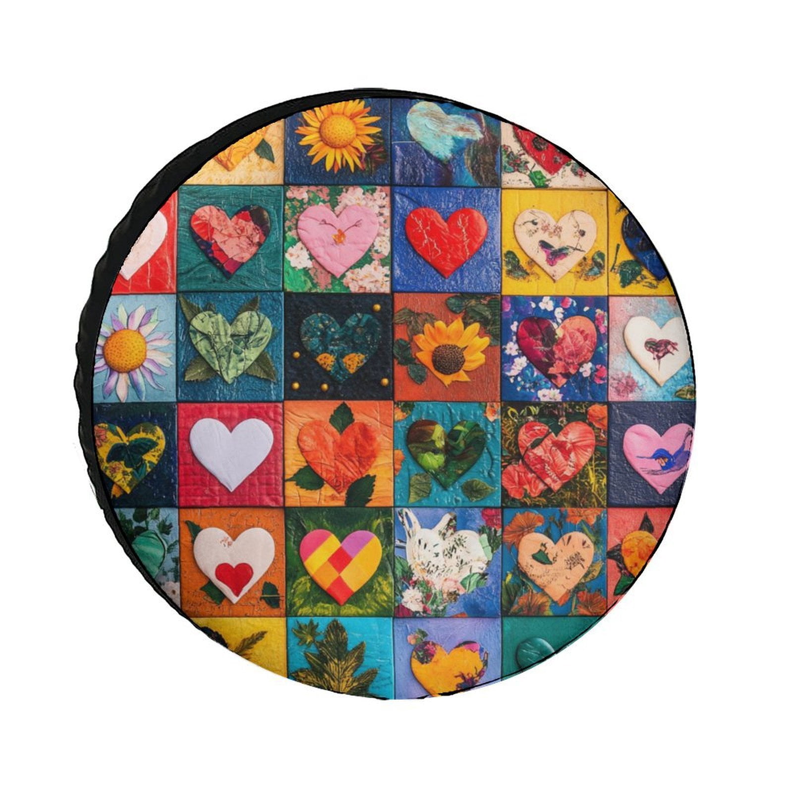 Camping Spare Tire Cover Love Is Everywhere Weatherproof Universal ...