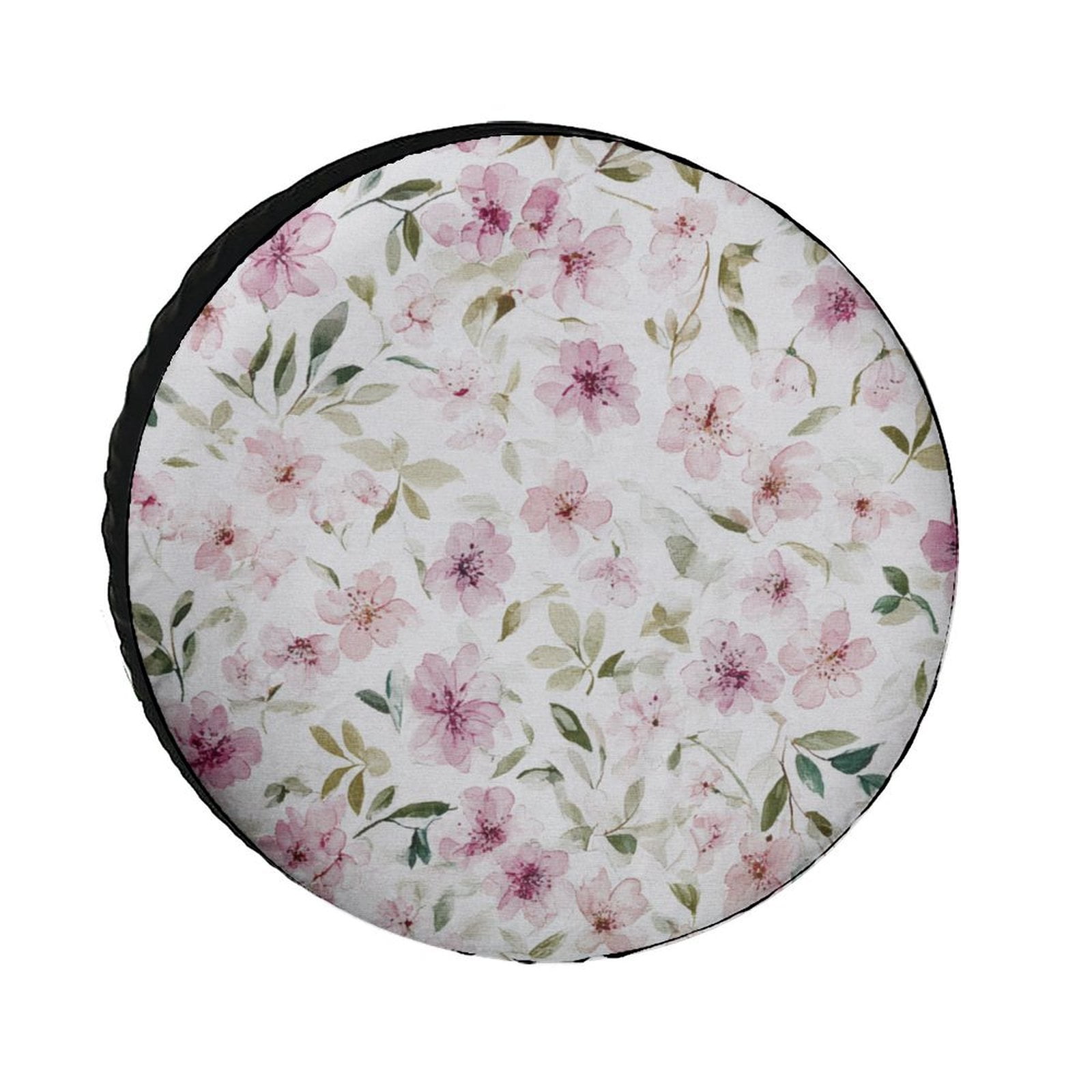 Camping Spare Tire Cover Watercolor Pink Floral Protectors Weatherproof ...