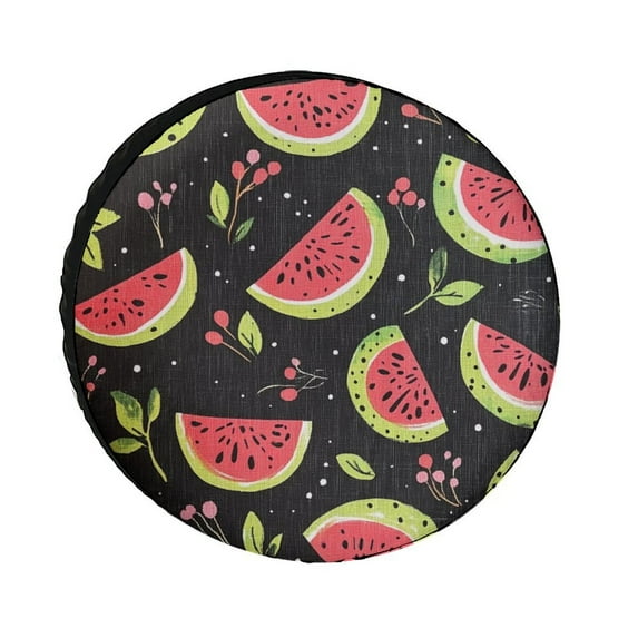 Camping Spare Tire Cover Watermelon Summer Pattern Weatherproof ...