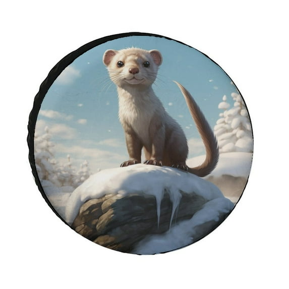 Camping Spare Tire Cover Winter Weasel Weatherproof Universal Wheel ...