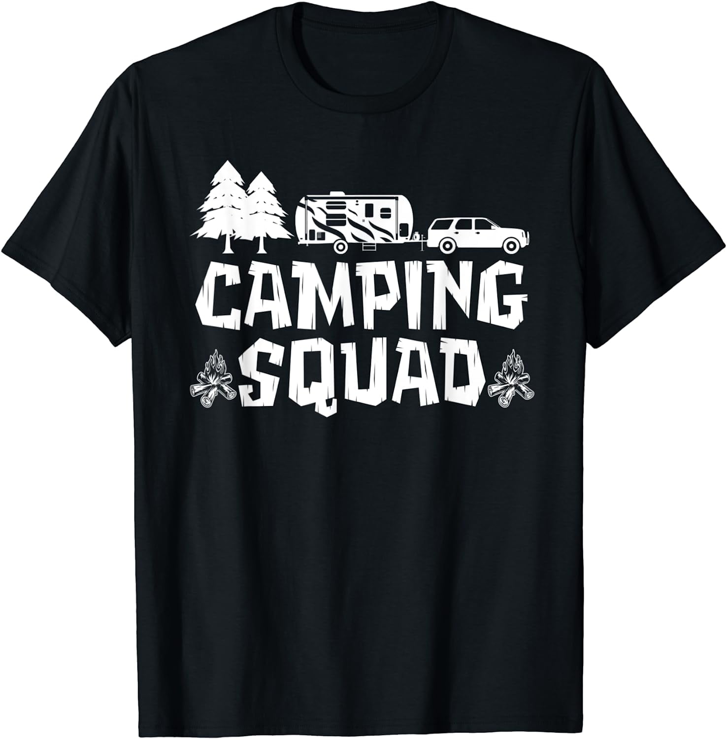 Camping Squad 5th Wheel Camper Family Vacation RV T-Shirt - Walmart.com