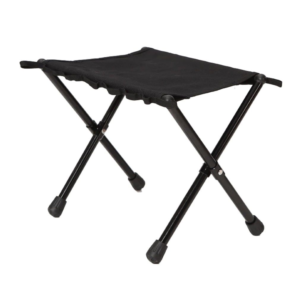 Camping Stool Folding Stool Small Bench Aluminum Alloys Frame Chair ...