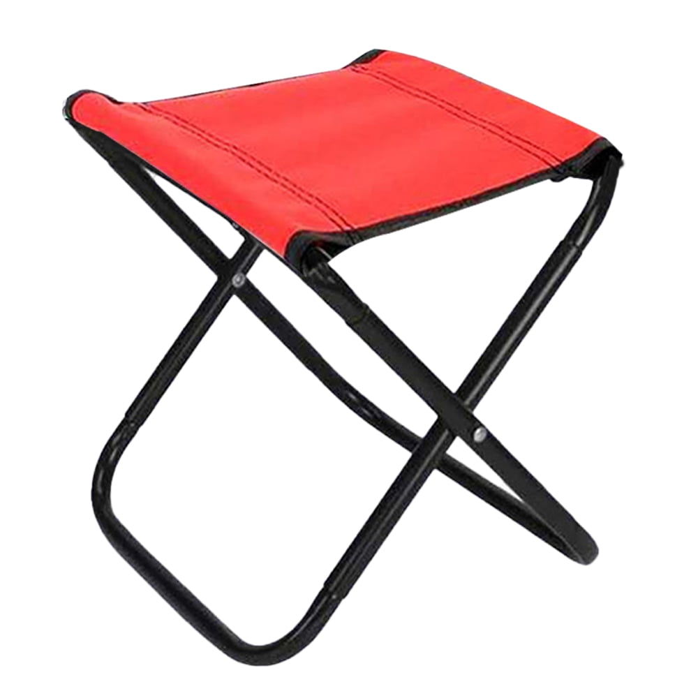 Camping Stool, Folding Stool with Carry Bag, Aluminum Alloy Bracket ...