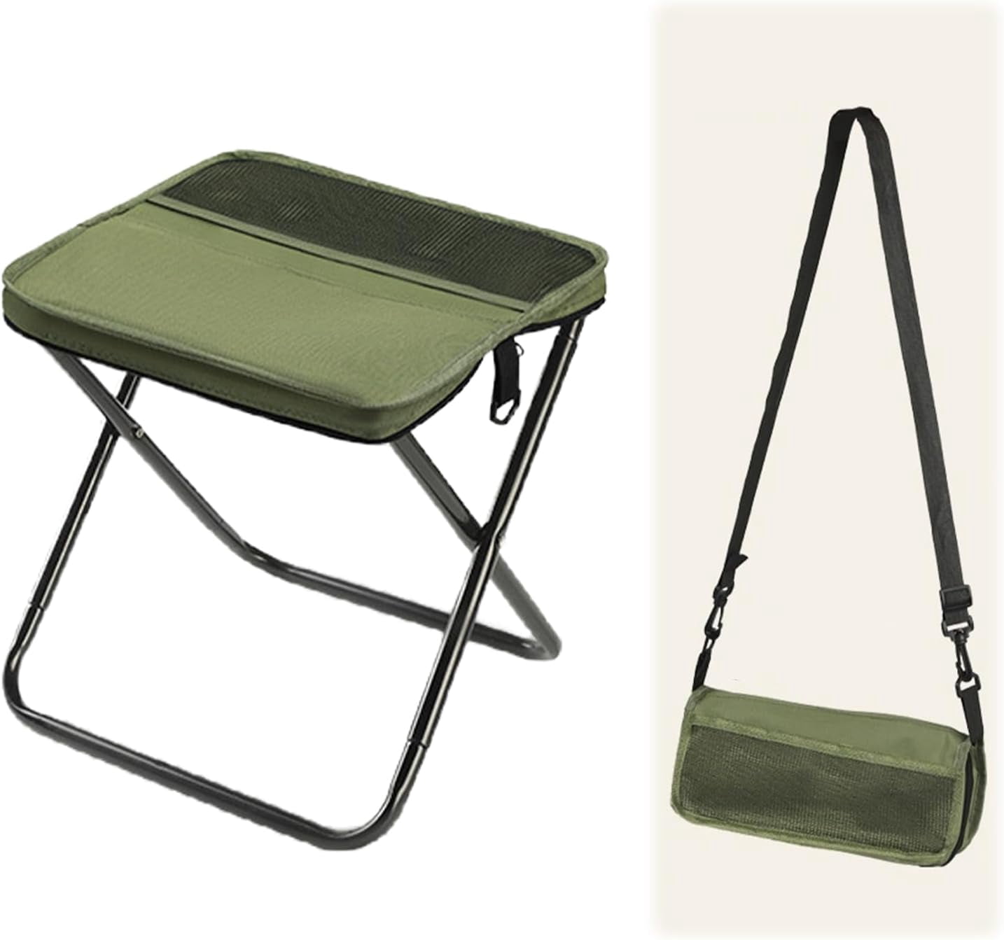 Camping Stool Portable Folding Camping Stool for Camping, Fishing ...