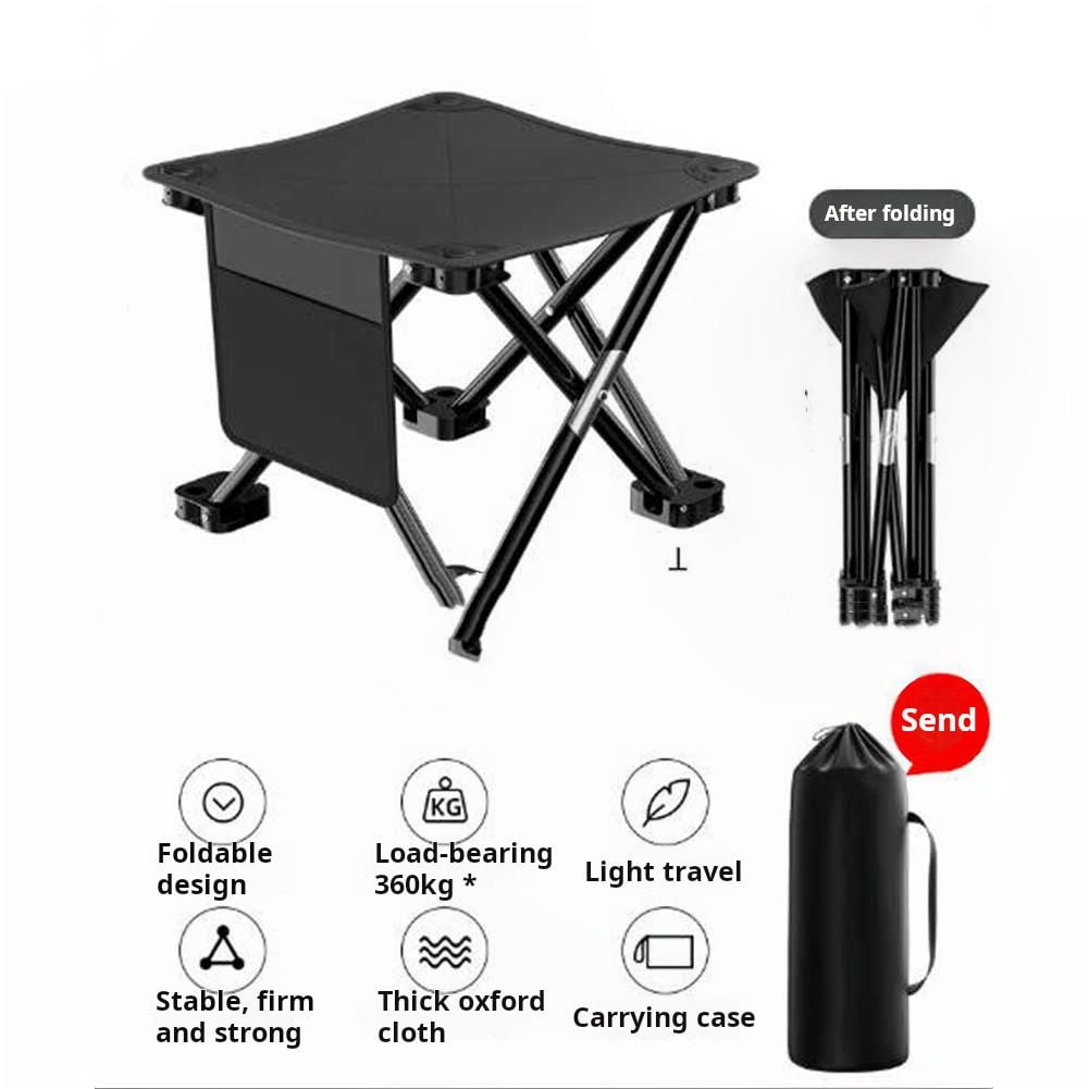 Camping Stool,Portable Folding Compact Lightweight Stool Seat for ...